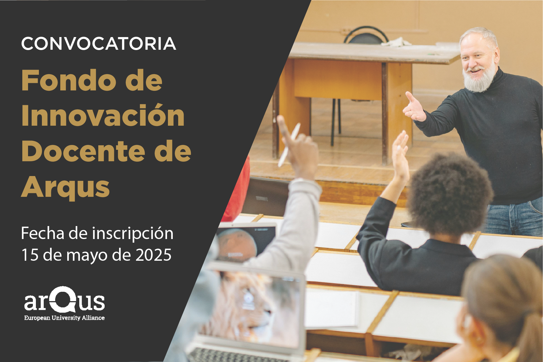 Abierta la nueva convocatoria del Fondo de Innovación Docente de Arqus ...